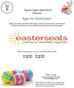 Eta Pi Eggs for Easterseals – Epsilon Sigma Alpha: Indiana